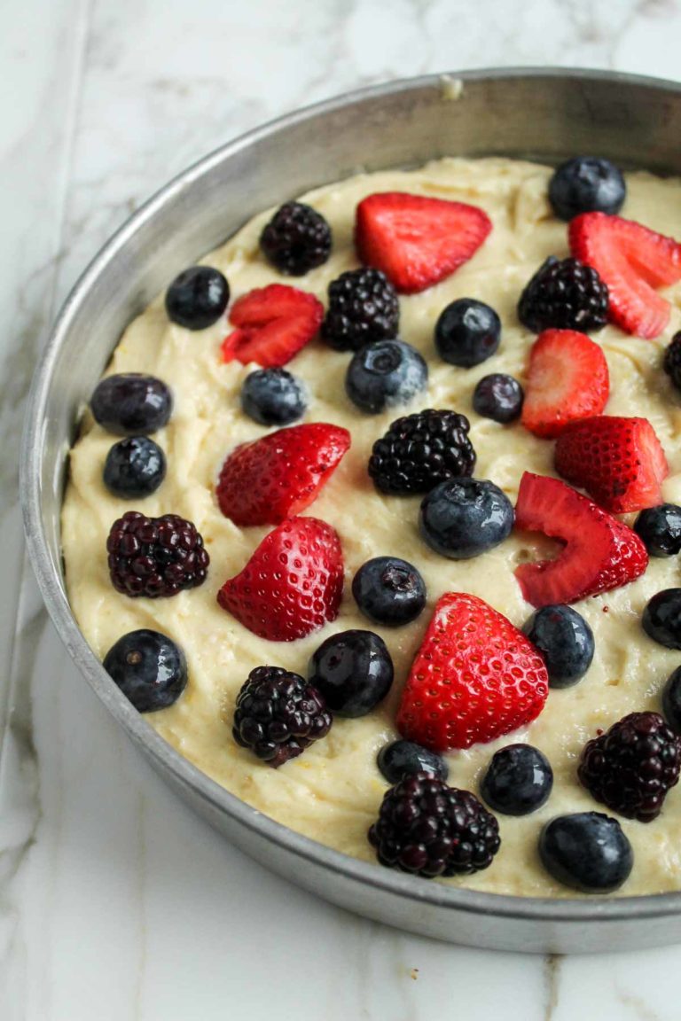 Berry Buttermilk Cake - Katiebird Bakes