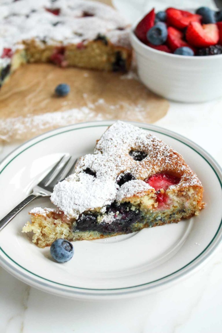 Berry Buttermilk Cake - Katiebird Bakes