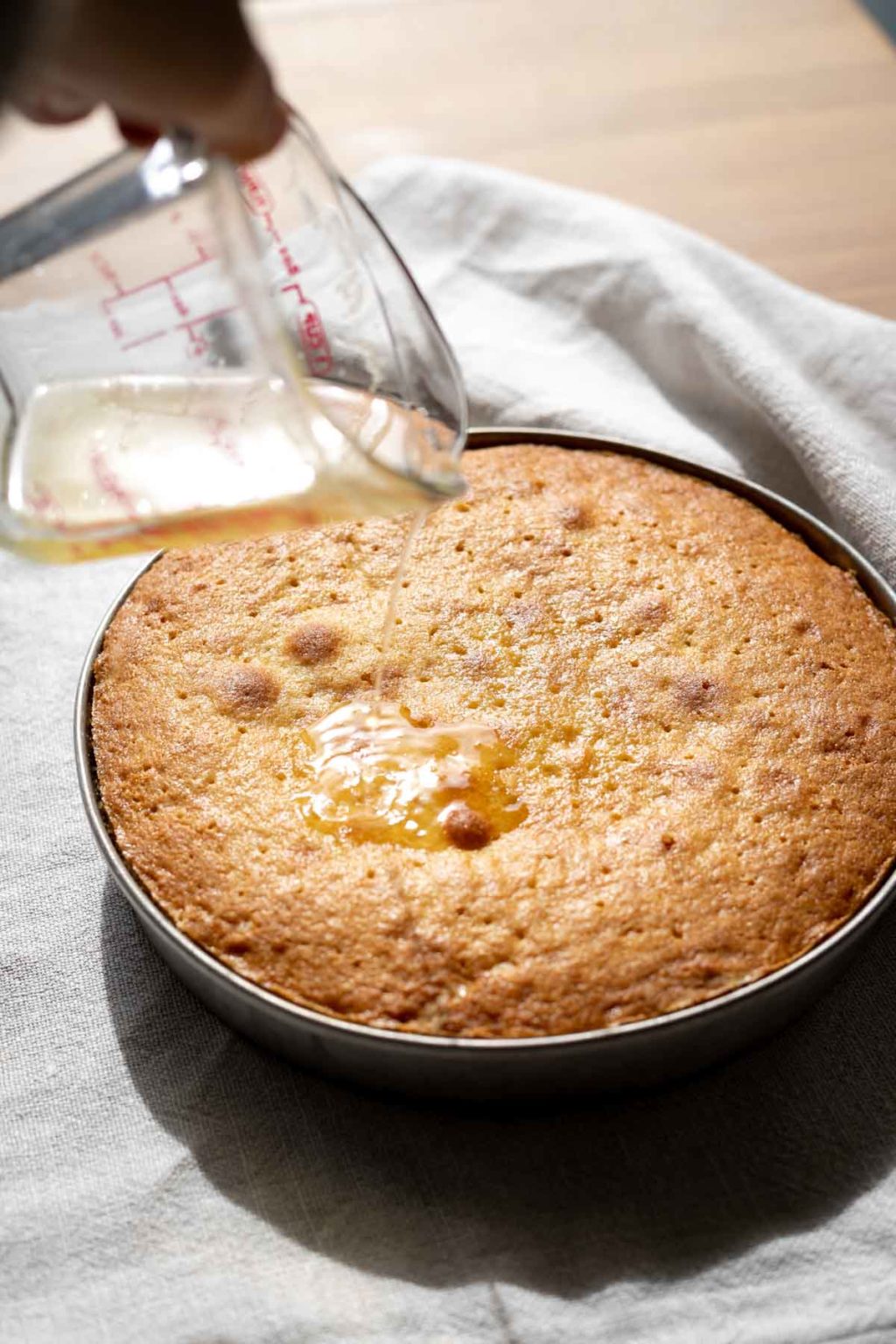 Single Layer Lemon Cake with Lemon Cream Cheese Frosting - Katiebird Bakes