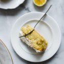 Single Layer Lemon Cake with Lemon Cream Cheese Frosting - Katiebird Bakes