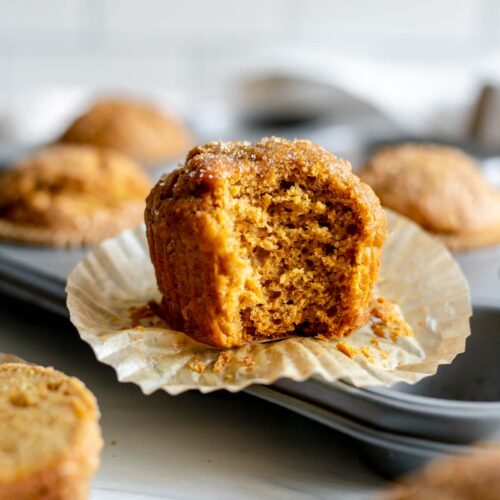 Easy Pumpkin Spice Muffins - Katiebird Bakes